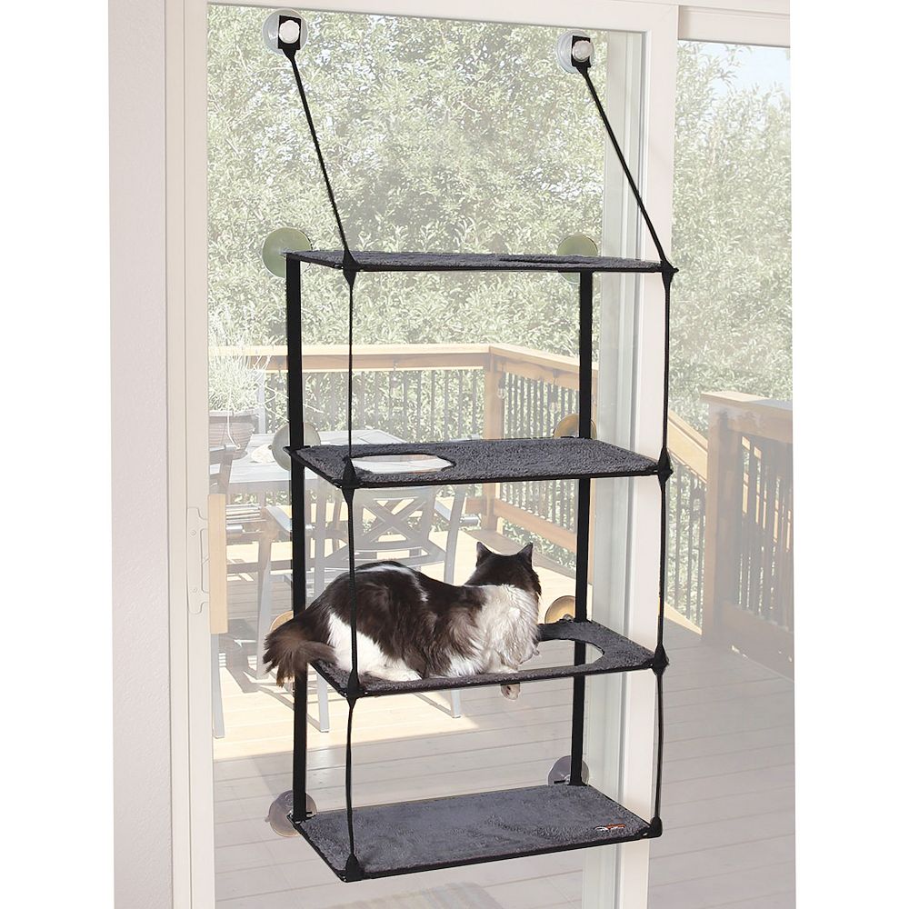 K&H Pet EZ Mount Quad Stack Cat Window Bed