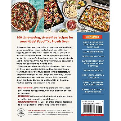 Ninja Foodi XL Pro Air Oven Complete Cookbook