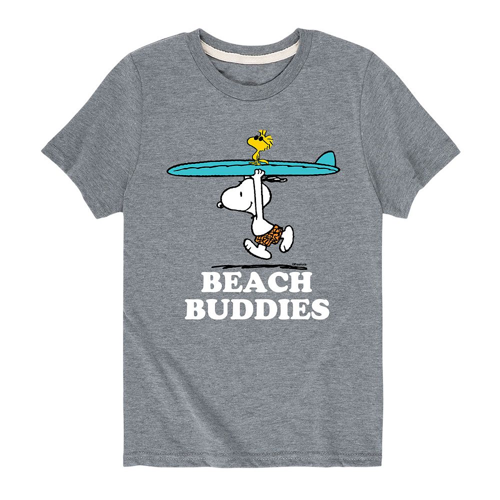 Boy 8-20 Peanuts Snoopy "Beach Buddies" Graphic Tee