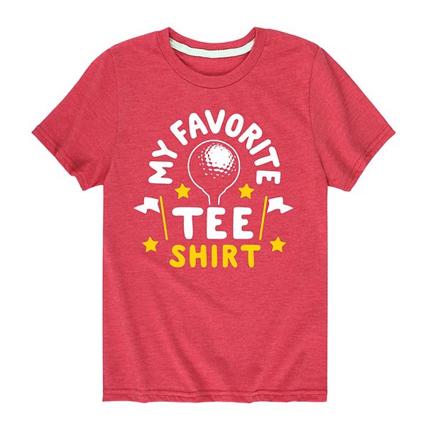 Boys 8-20 My Favorite Tee Shirt Golfing Graphic Tee