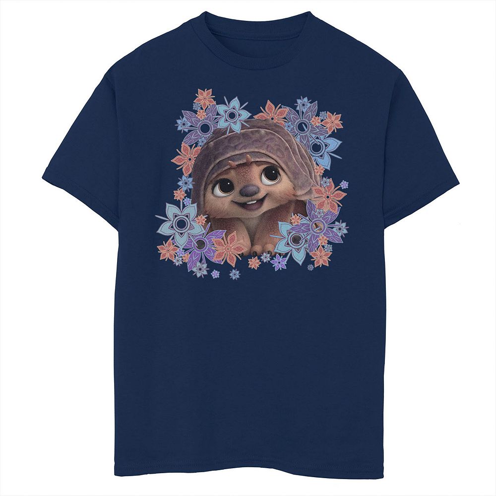 Disney's Raya And The Last Dragon Tuk Tuk Boys 8-20 Floral Portrait Tee