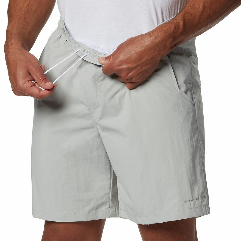 Men's Big & Tall Columbia Backcast III Water Shorts, Size: 6XB, Grey