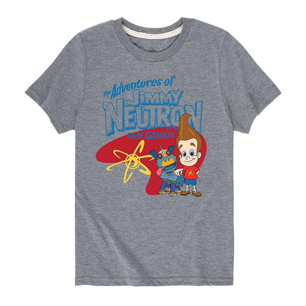 Boys 8-20 Nickelodeon Jimmy Neutron Logo Tee