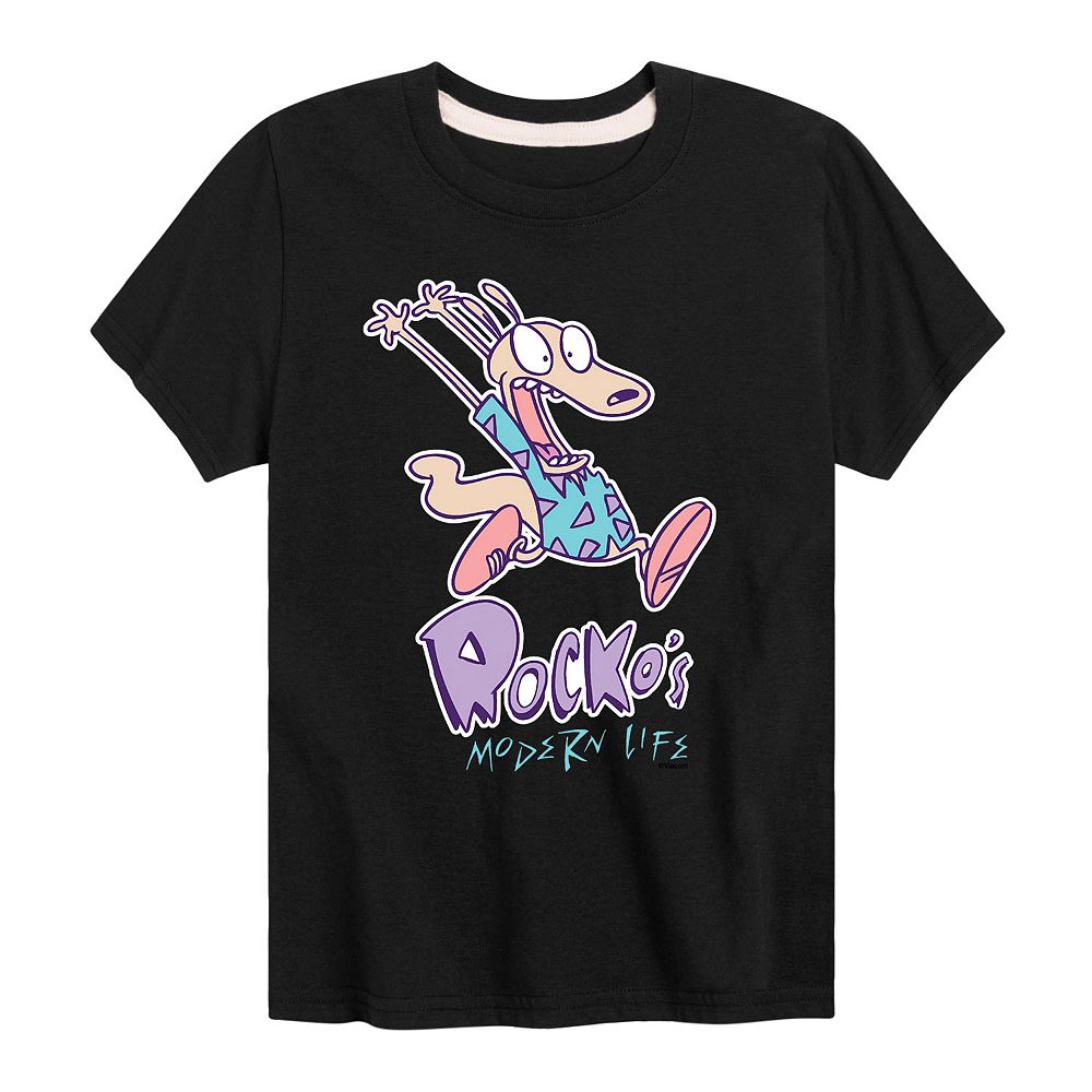 Boys 8-20 Nickelodeon Rocko's Modern Life Yelping Rocko Tee