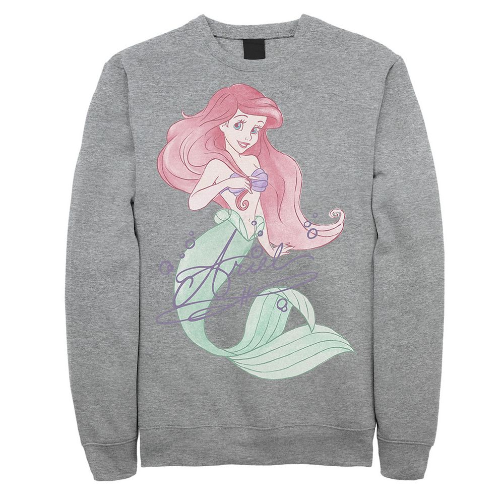 Disney's The Little Mermaid Ariel Men's Signed Portrait Sweatshirt
