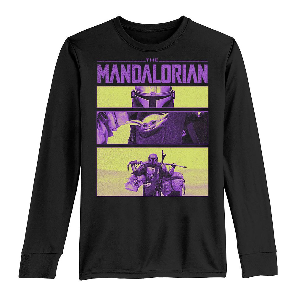 Boys 8-20 Star Wars The Mandalorian & The Child AKA Baby Yoda Purple ...