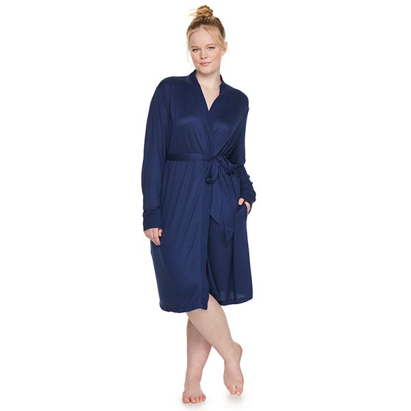 Plus Size Sonoma Goods For Life® Midweight Wrap Robe