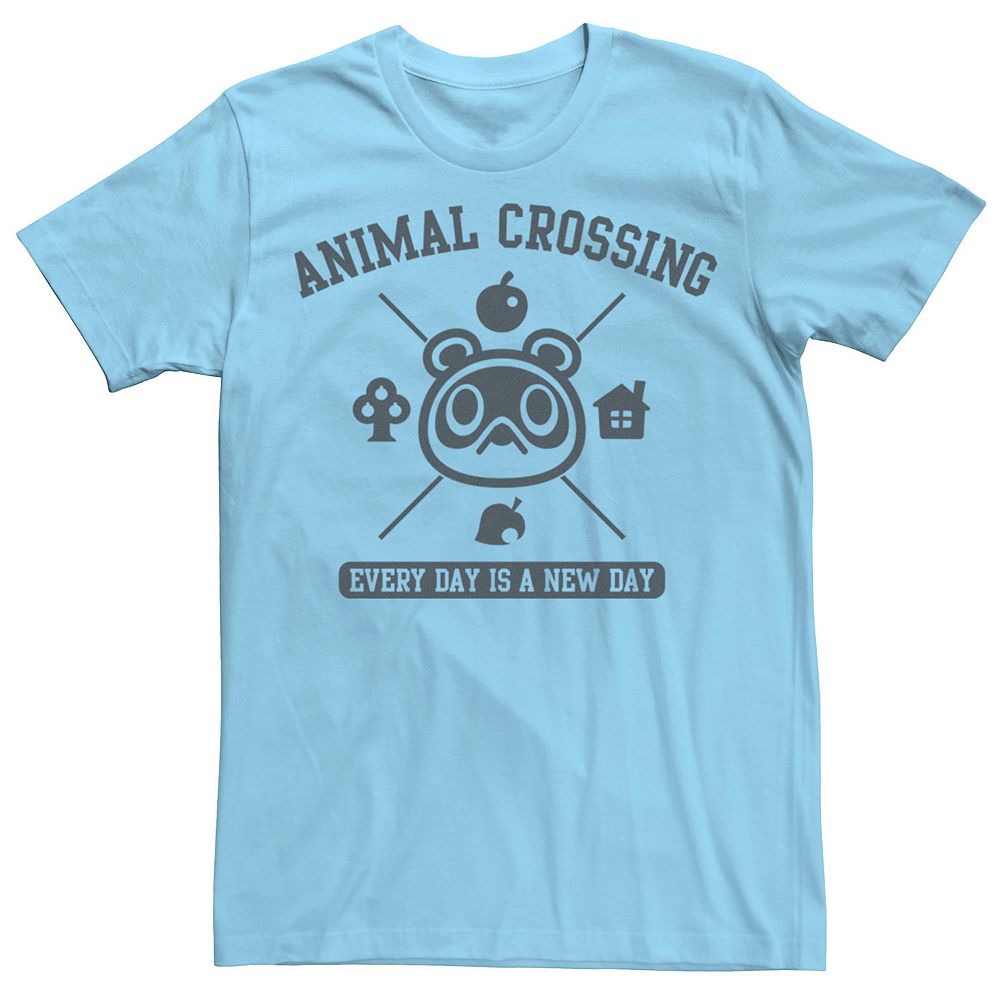 Men's Nintendo Animal Crossing Everyday Is A New Day Logo Graphic Tee