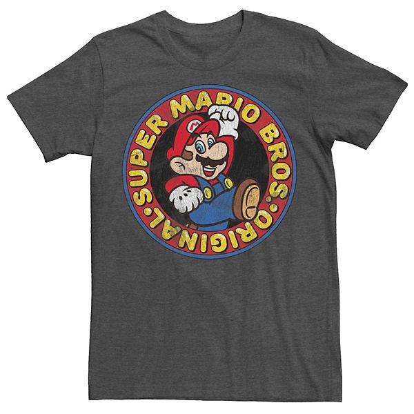 Men's Super Mario Original 70s Logo Graphic Tee