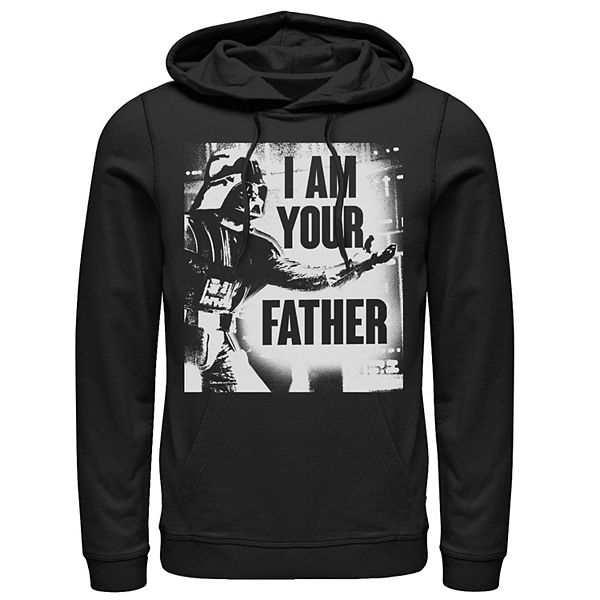 Men's Star Wars Darth Vader Your Father Dad Spray Paint Hoodie