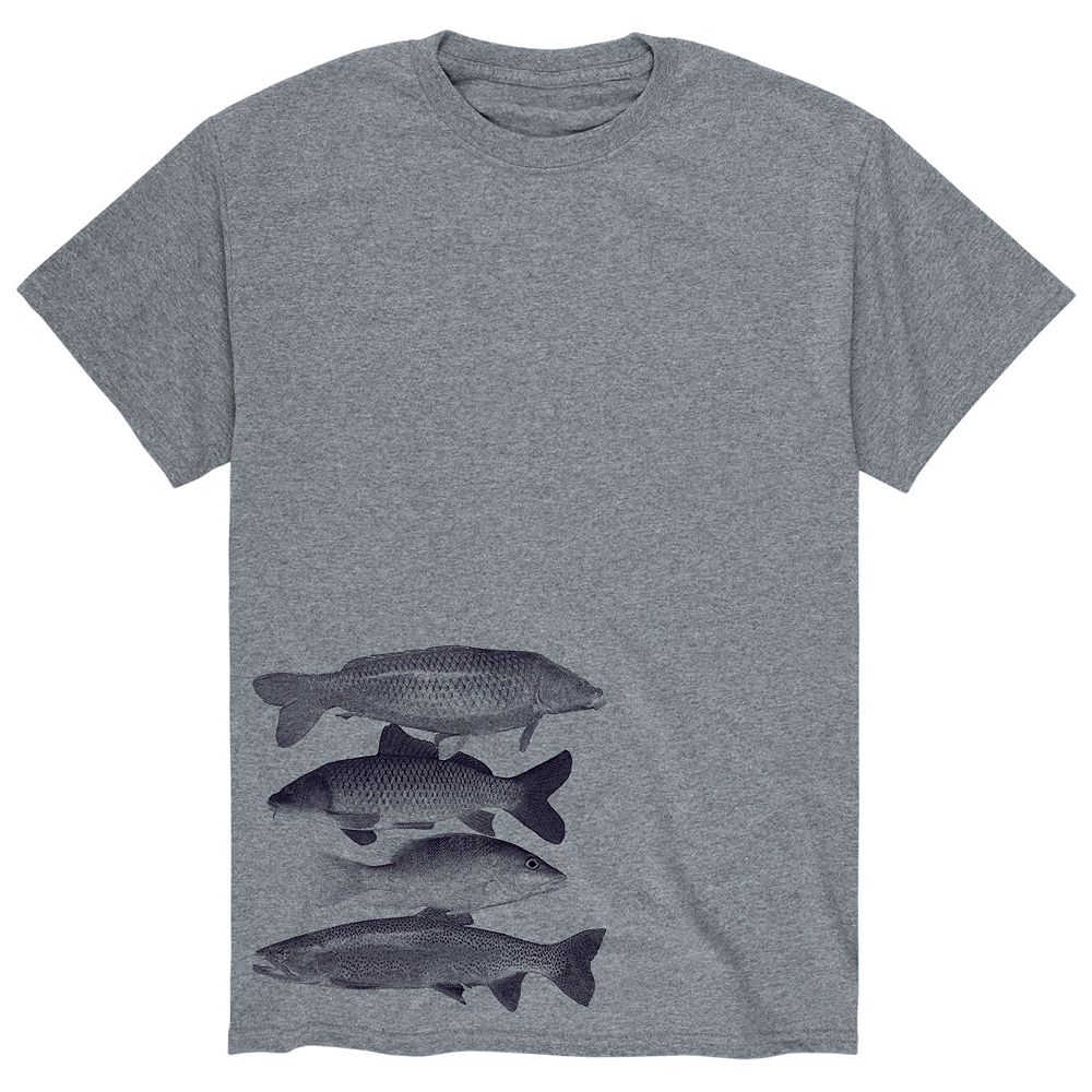 Men's Freshwater Fish Stacked Tee