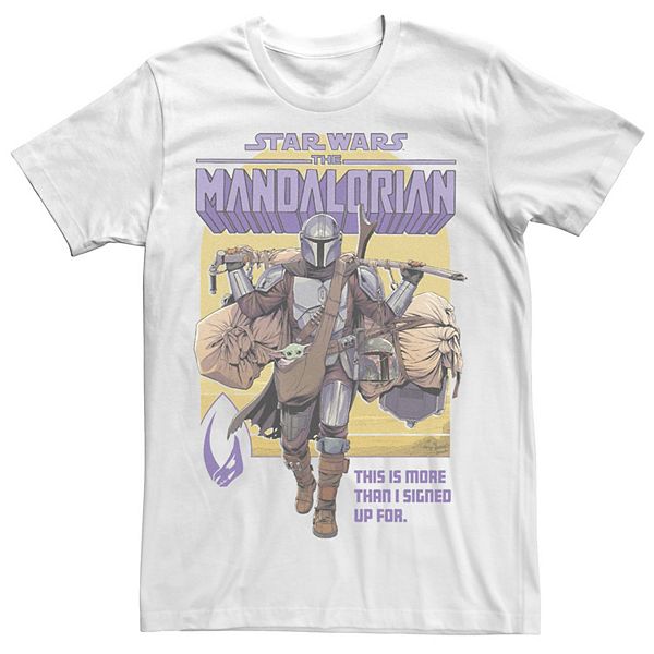 Mens The Mandalorian Signed Up Mando Tee