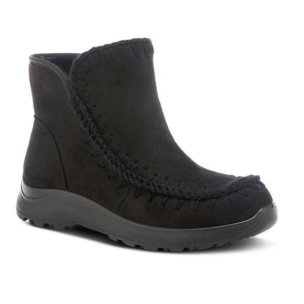 Flexus by Spring Step Tesso Women's Oversized Stitching Ankle Boots