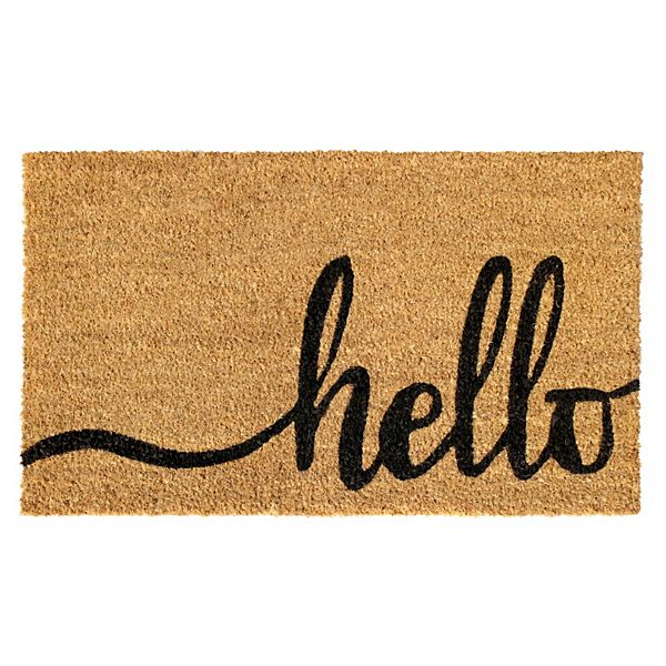 RugSmith Hello Doormat - 18'' x 30''