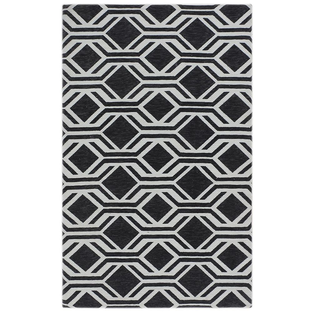 RugSmith Gray Geometric Anti-Fatigue Mat - 20'' x 36''