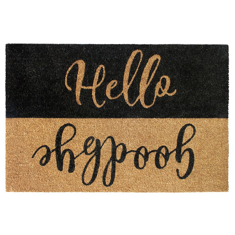 RugSmith Hello Goodbye Reverse Doormat - 24'' x 36''