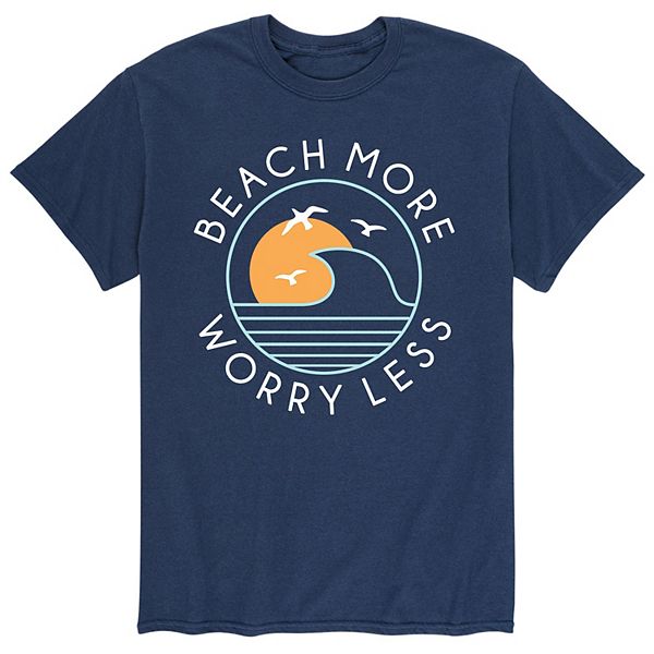 Men's Beach More Worry Less Tee