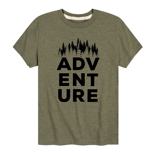 Boys 8-20 "Adventure" Graphic Tee