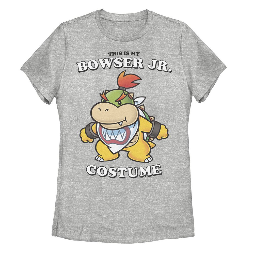 Juniors' Nintendo This Is My Bowser Jr. Costume Portrait Tee