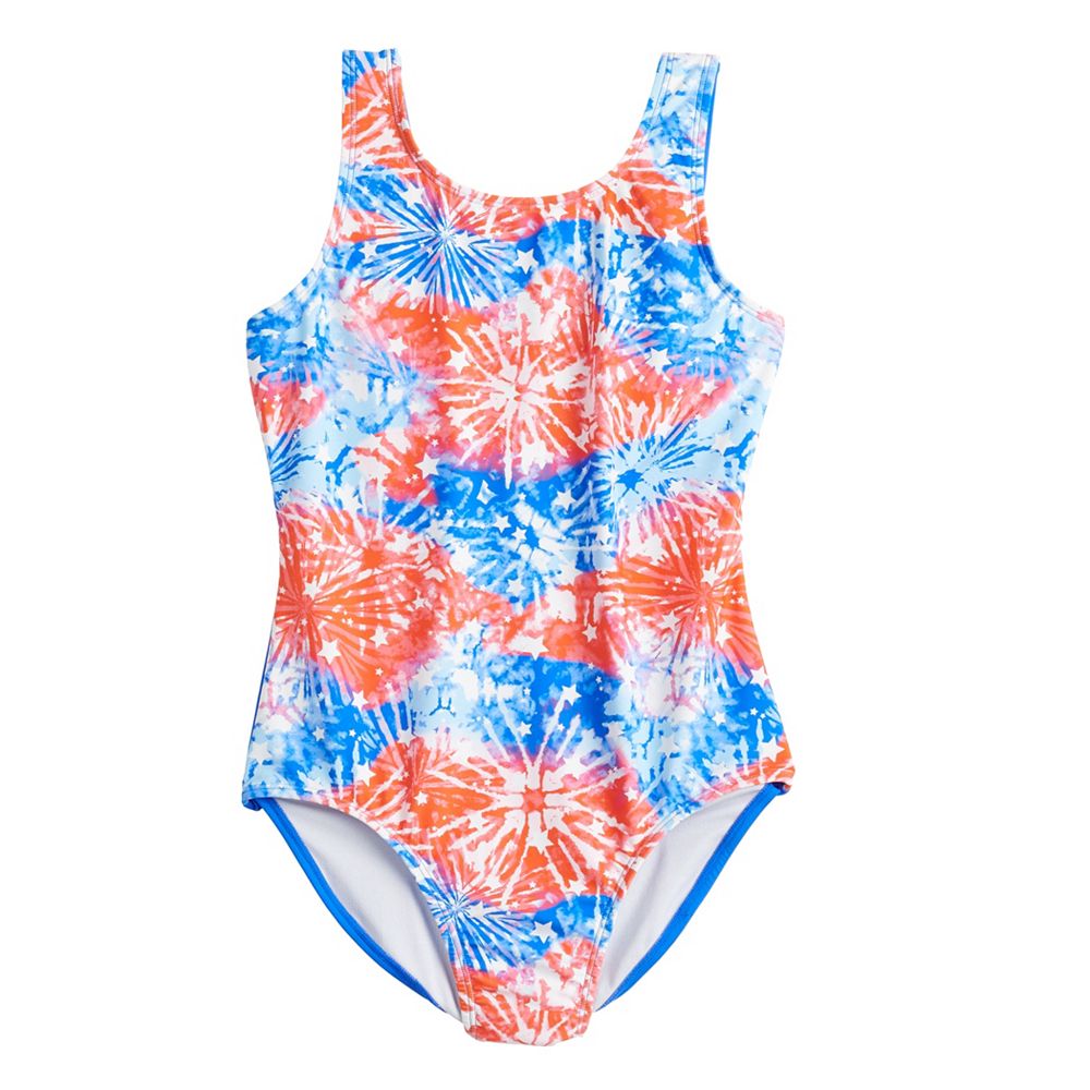 Girls 4-16 SO® Firework Fun One-Piece Swimsuit