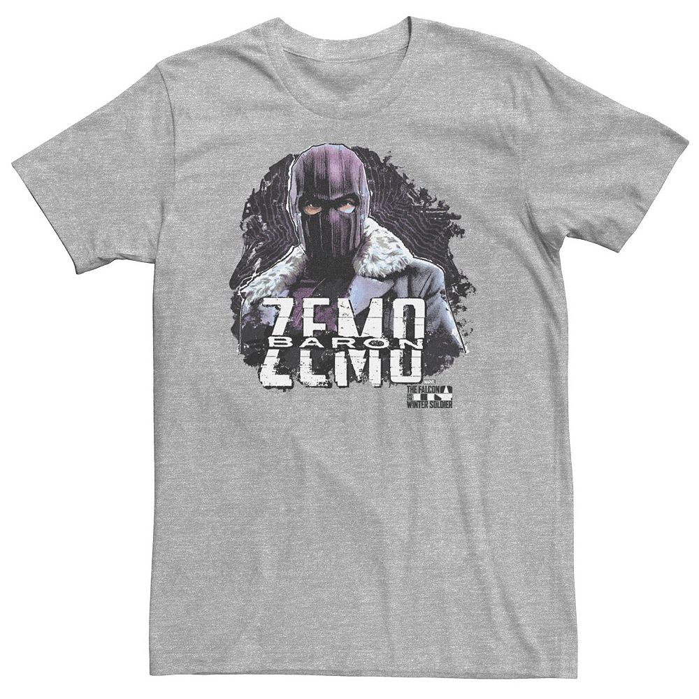 Big & Tall Marvel The Falcon And The Winter Soldier Baron Zemo Logo Tee