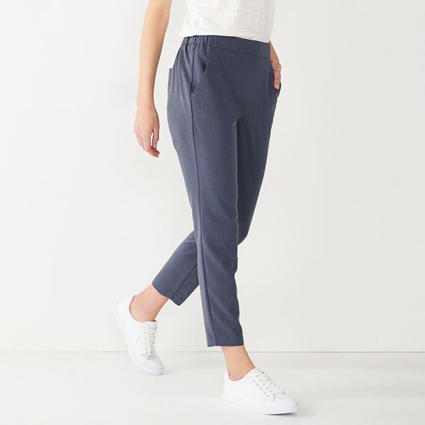 Women's Nine West Petite Relaxed Cropped Pants