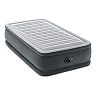 Intex 64411ED Dura Beam Comfort Plus Airbed Mattress w/ Built In Pump, Twin Size