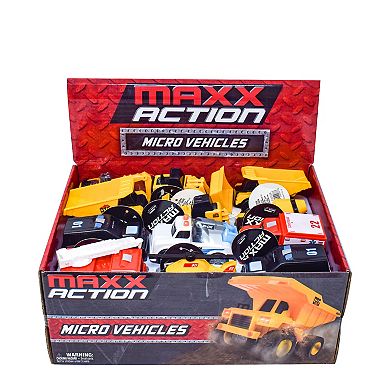 Maxx Action Micro Construction and City Vehicles Assortment