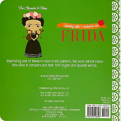Lil' Libros Counting with / Contando con Frida Board Book