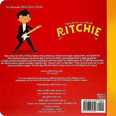 Lil' Libros The Life of / La vida de Ritchie Board Book