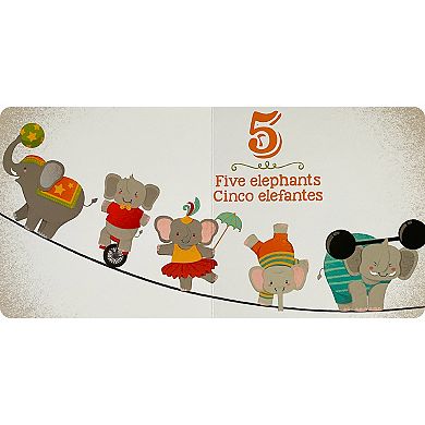 Lil' Libros Un Elefante: Numbers / Números Board Book