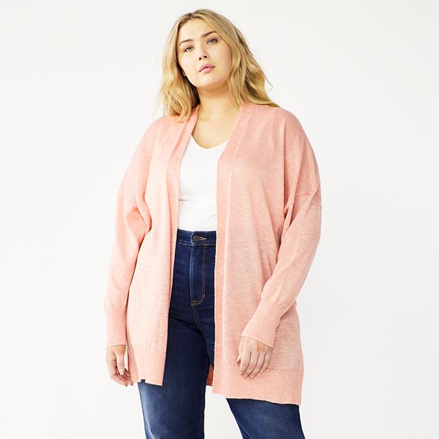 Plus Size Boyfriend Sweater Cardigan