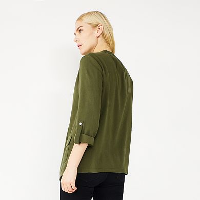 Women's Nine West Drapey Utility Jacket