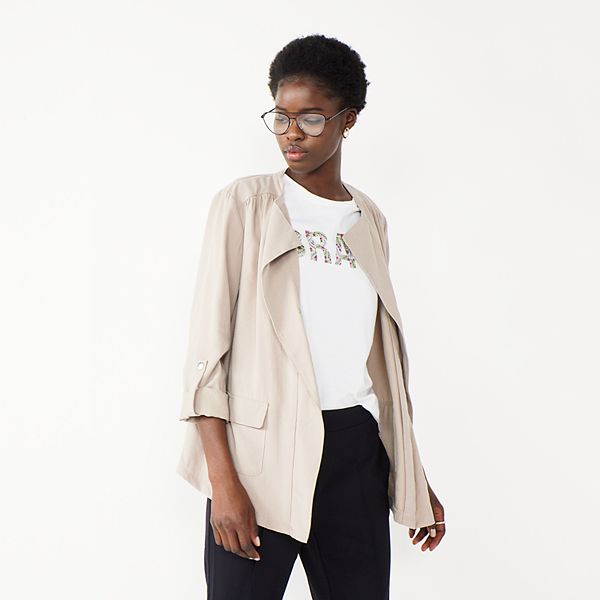 Women's Nine West Drapey Utility Jacket