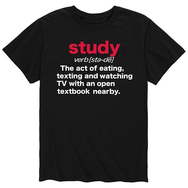 Men's Study Definition Tee