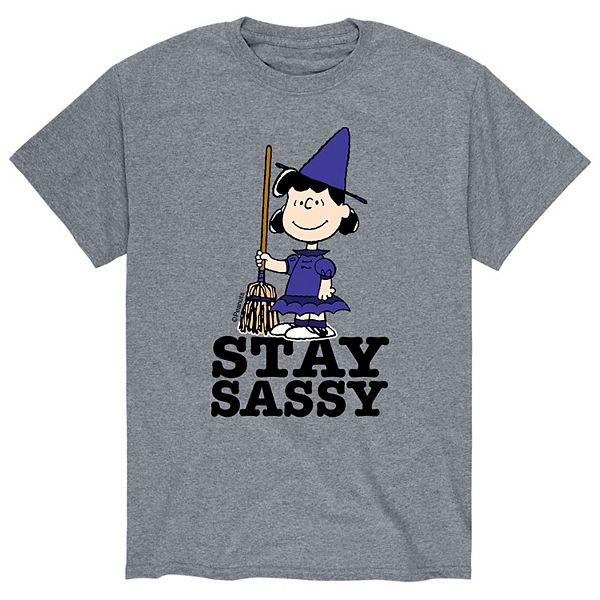 Men's Peanuts Lucy Stay Sassy Tee