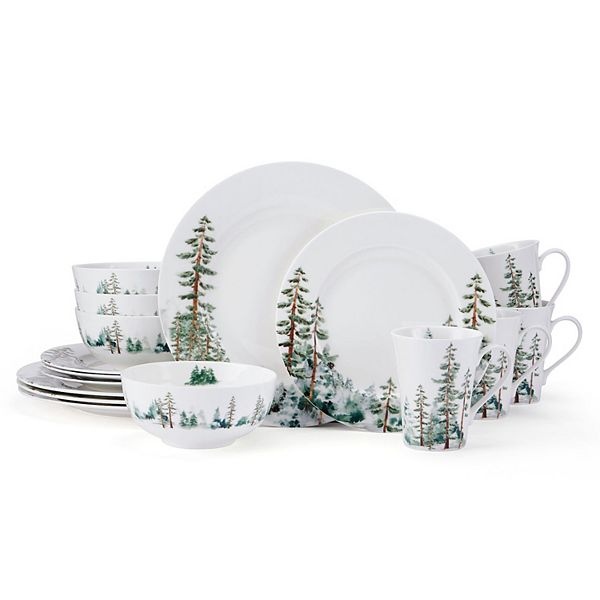 Mikasa Watercolor Forest 16-pc. Dinnerware Set