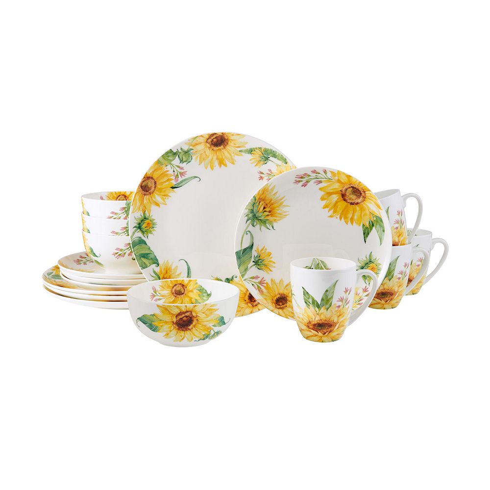 Mikasa Sunflower Bone China 16-pc. Dinnerware Set