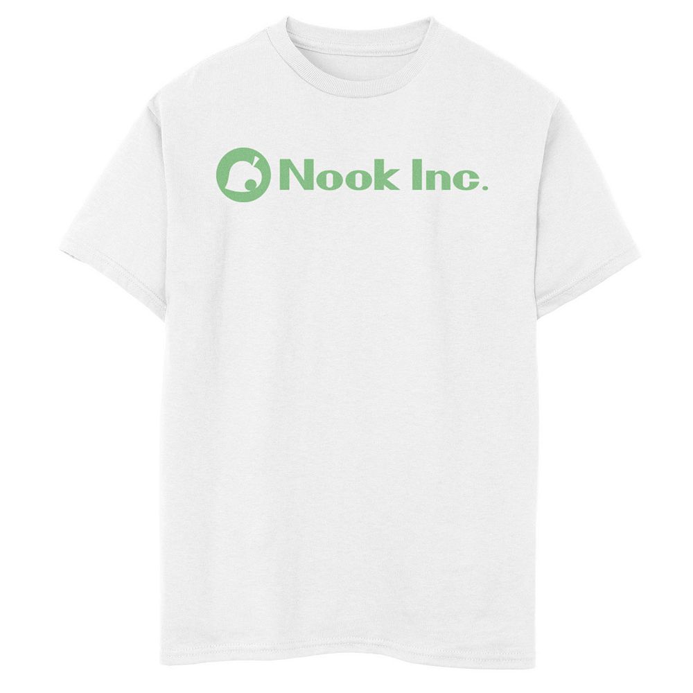 Boys 8-20 Nintendo Animal Crossing Nook Inc. Logo Stamp Tee