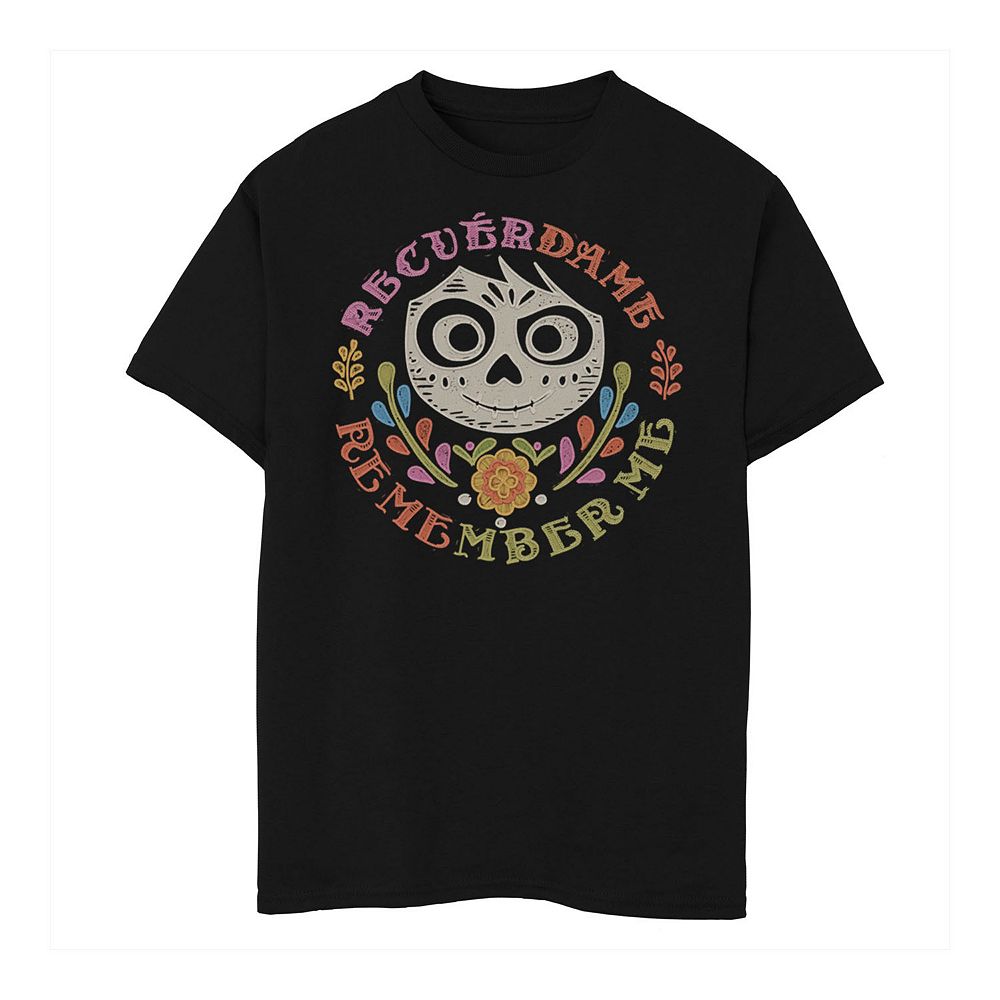 Disney / Pixar's Coco Boys 8-20 Remember Me Dual Language Portrait Tee