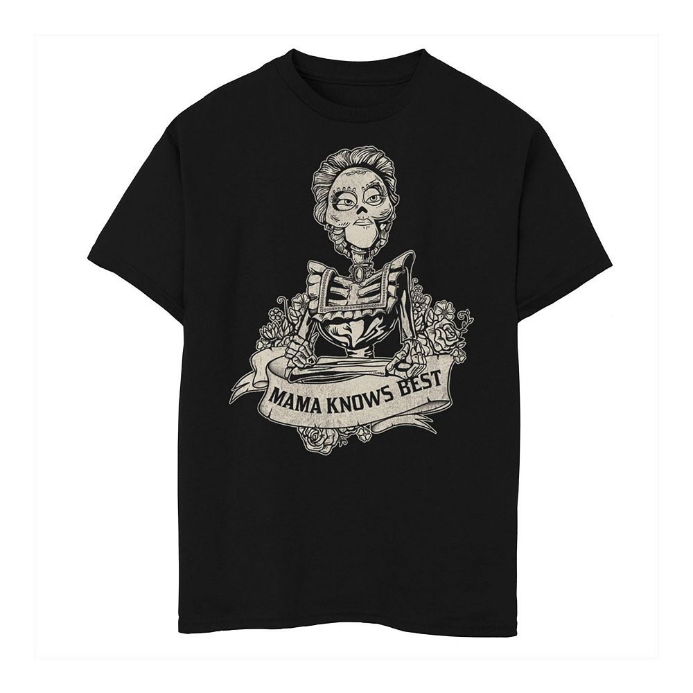 Disney / Pixar's Coco Tia Victoria Boys 8-20 Mama Knows Best Portrait Tee