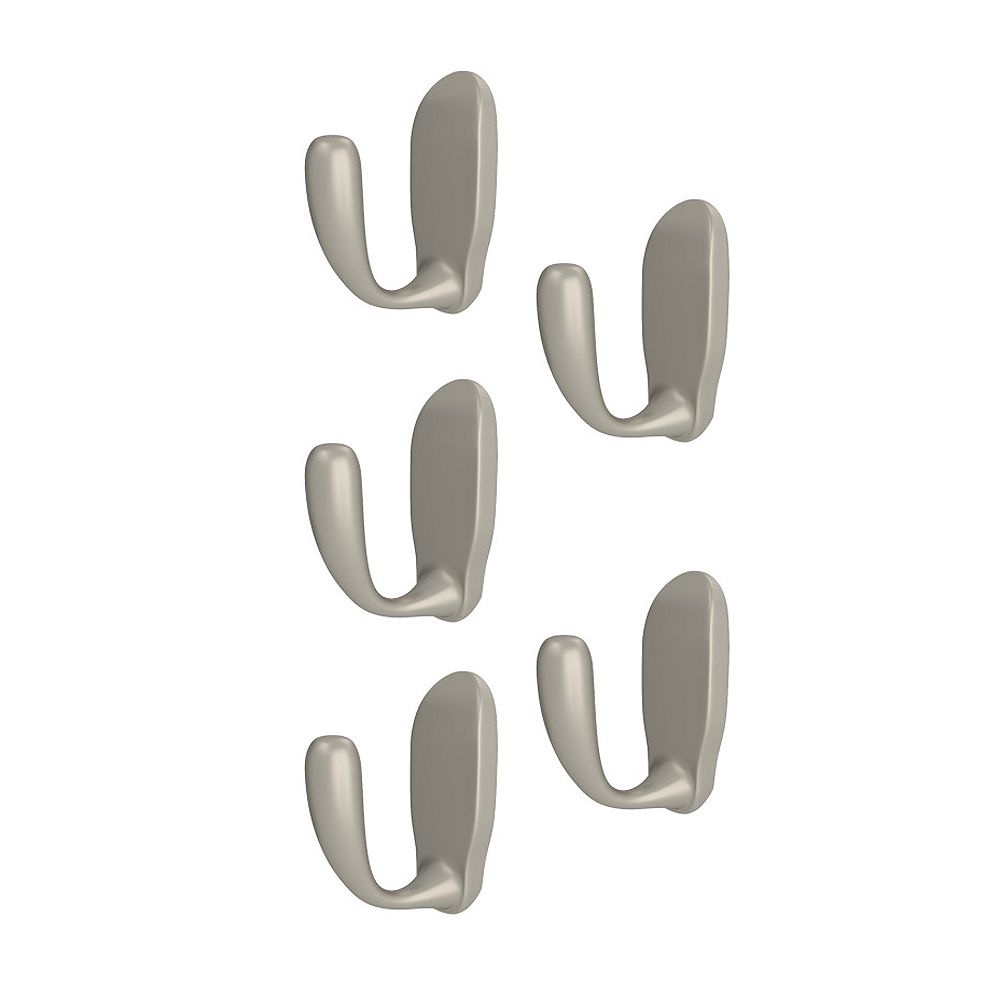 Rev-A-Shelf Sidelines CSSL-HK-SN-5 Decorative Wall Hook, Satin Nickel ...
