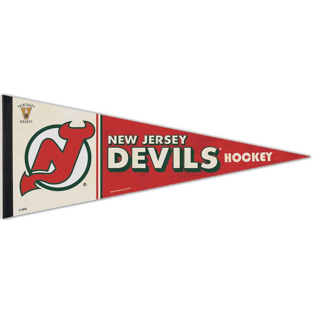 WinCraft New Jersey Devils 12'' x 30'' Vintage Retro Pennant
