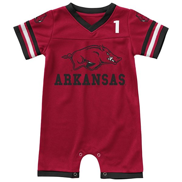 Newborn & Infant Colosseum Cardinal Arkansas Razorbacks Bumpo Football ...