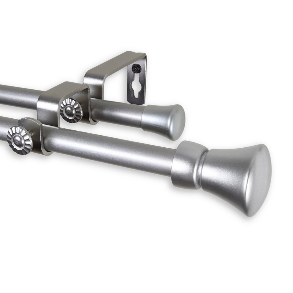 Rod Desyne Cora 5/8" Double Curtain Rod 84" - 120"