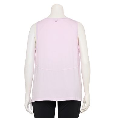 Plus Size FLX Core High-Low Tank