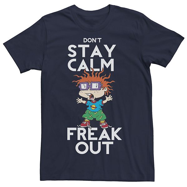 Big & Tall Nickelodeon Rugrats Chuckie Don't Stay Calm Freak Out ...