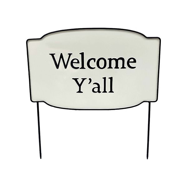 Sonoma Goods For Life® Welcome Y'All Garden Stake