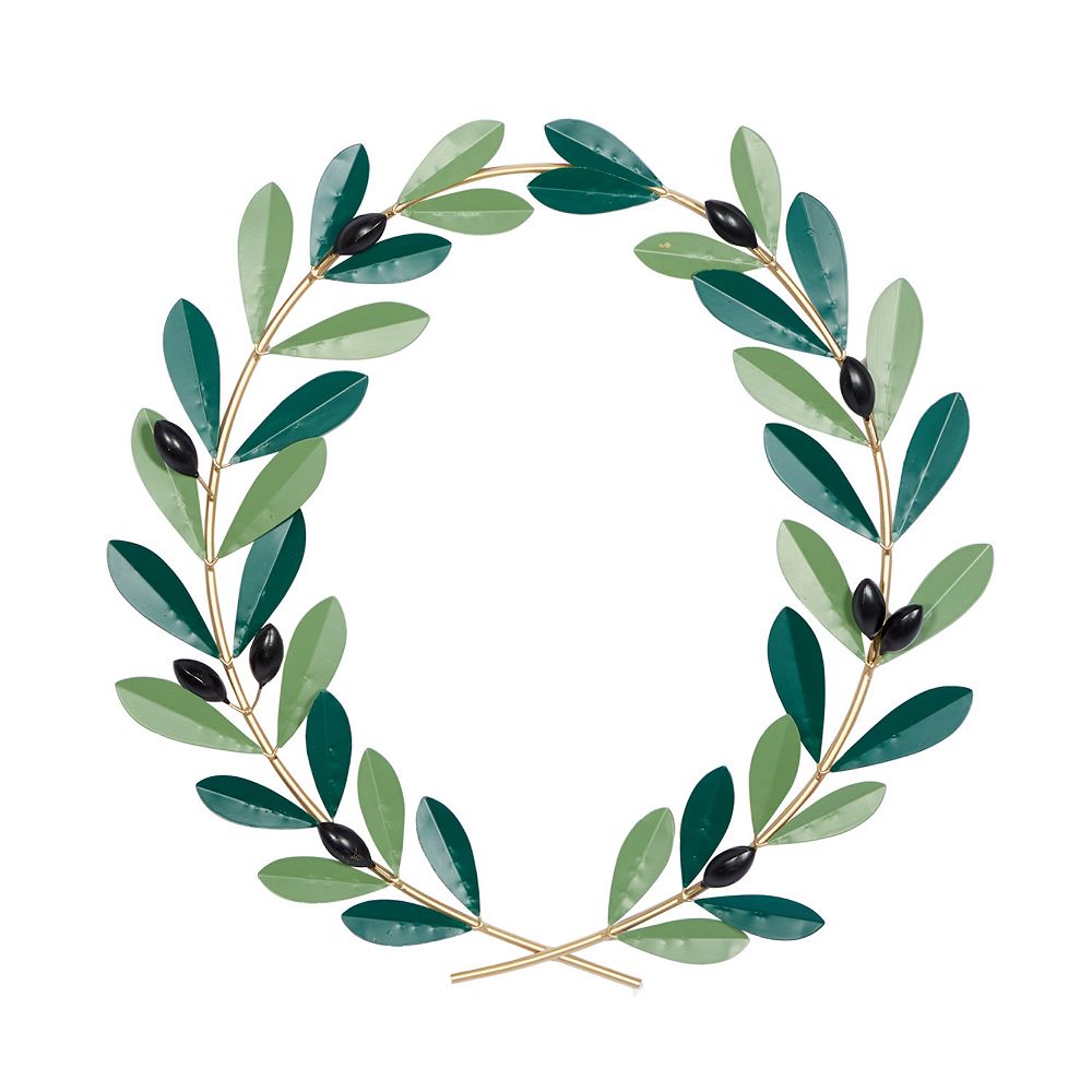 Stella & Eve Green Iron Wall Decor