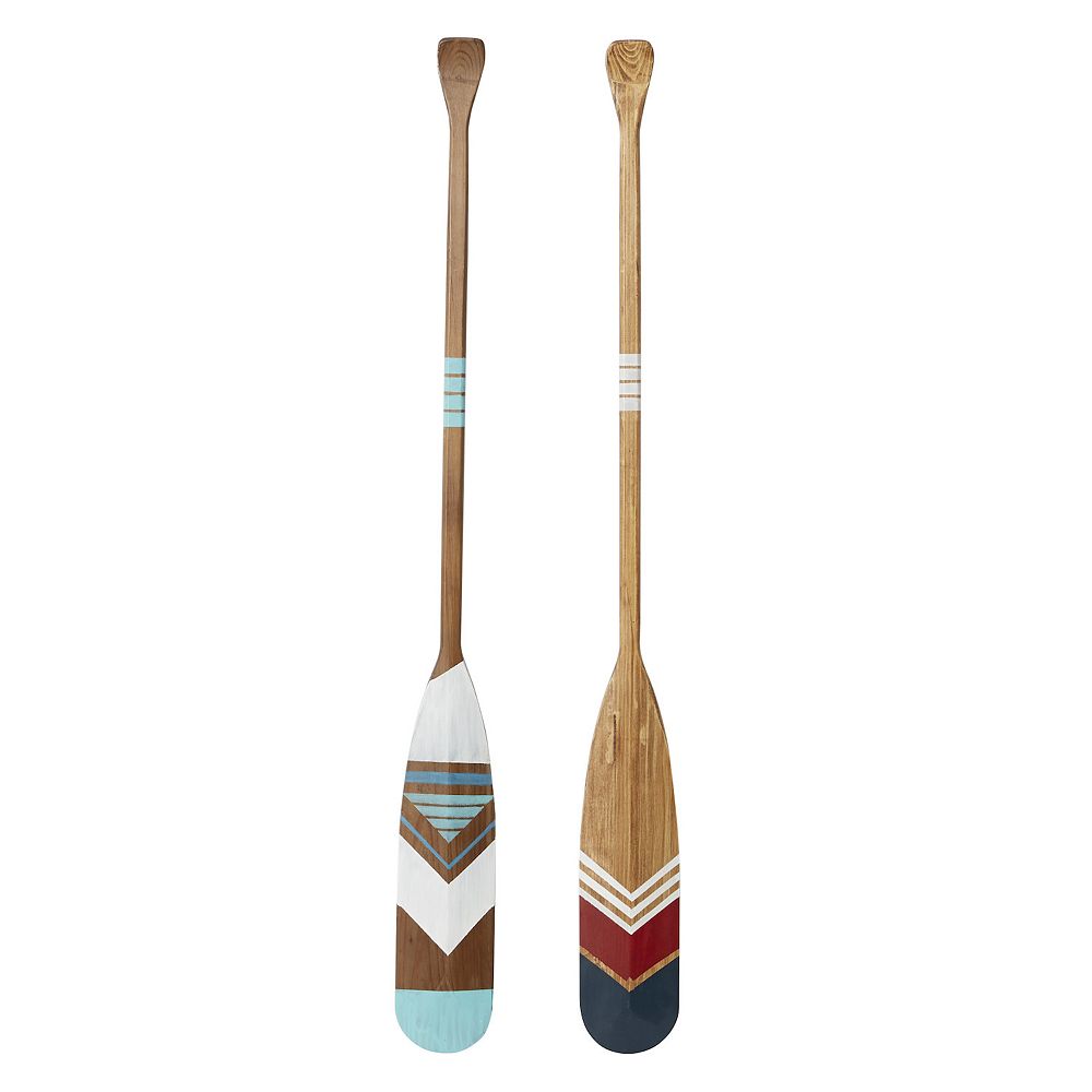 Stella & Eve Wooden Oar Decor 2-Piece Set